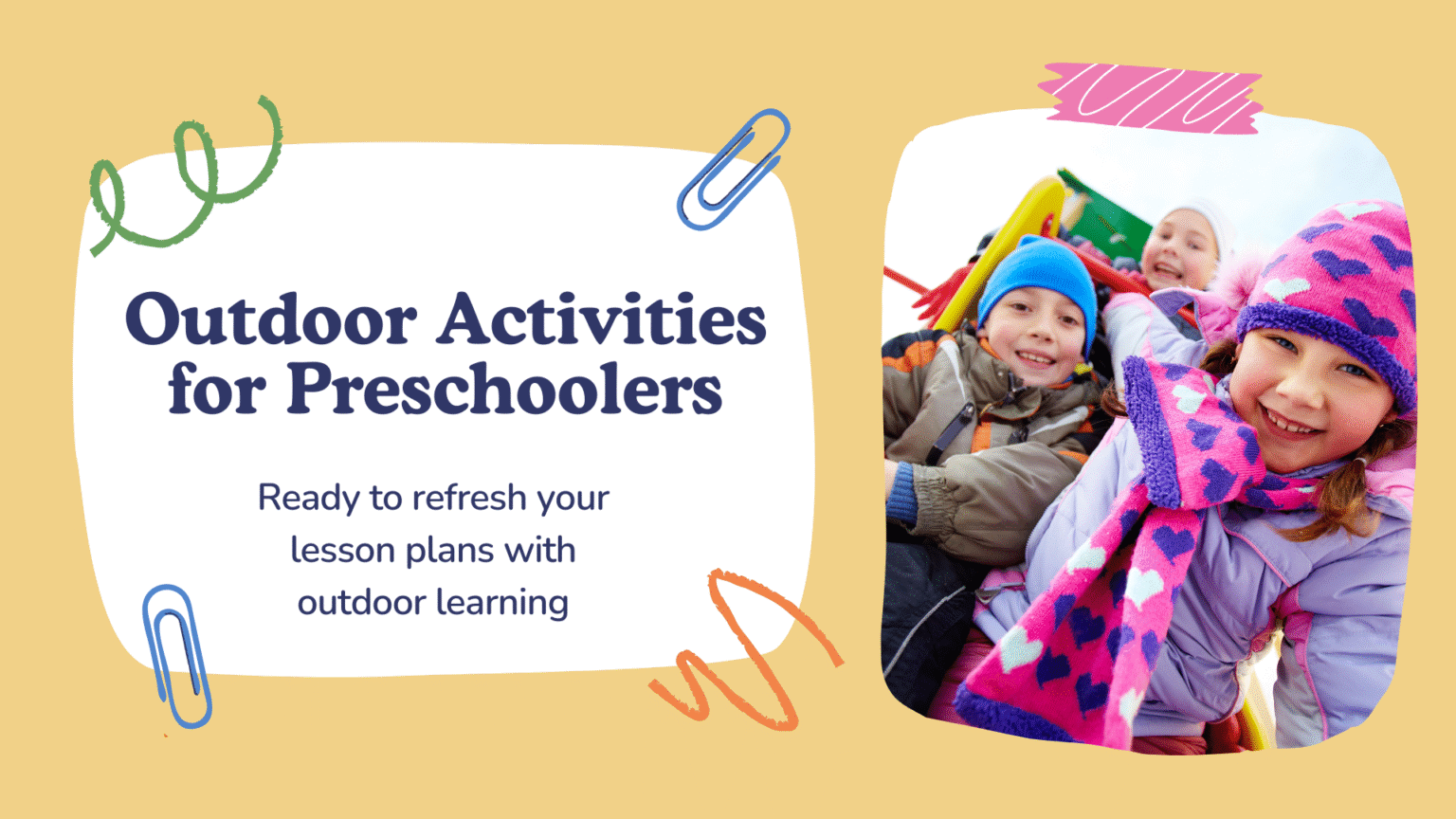 50 Fun and Safe Outdoor Activities for Preschoolers: Ignite Their ...