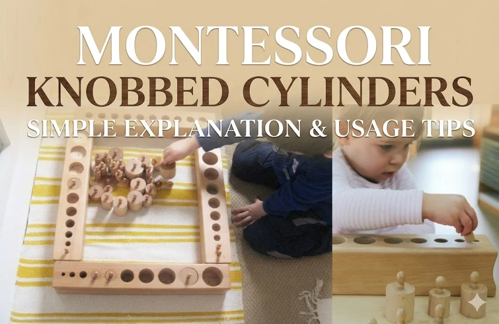 Montessori Knobbed Cylinders: Simple Explanation and Usage Tips ...